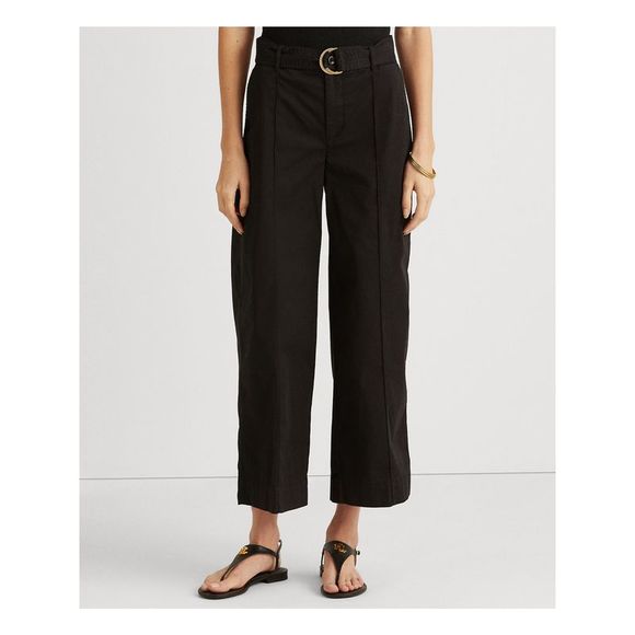 Lauren Ralph Lauren | Pants & Jumpsuits | Lauren Ralph Lauren Womens Black Cropped Removable ...